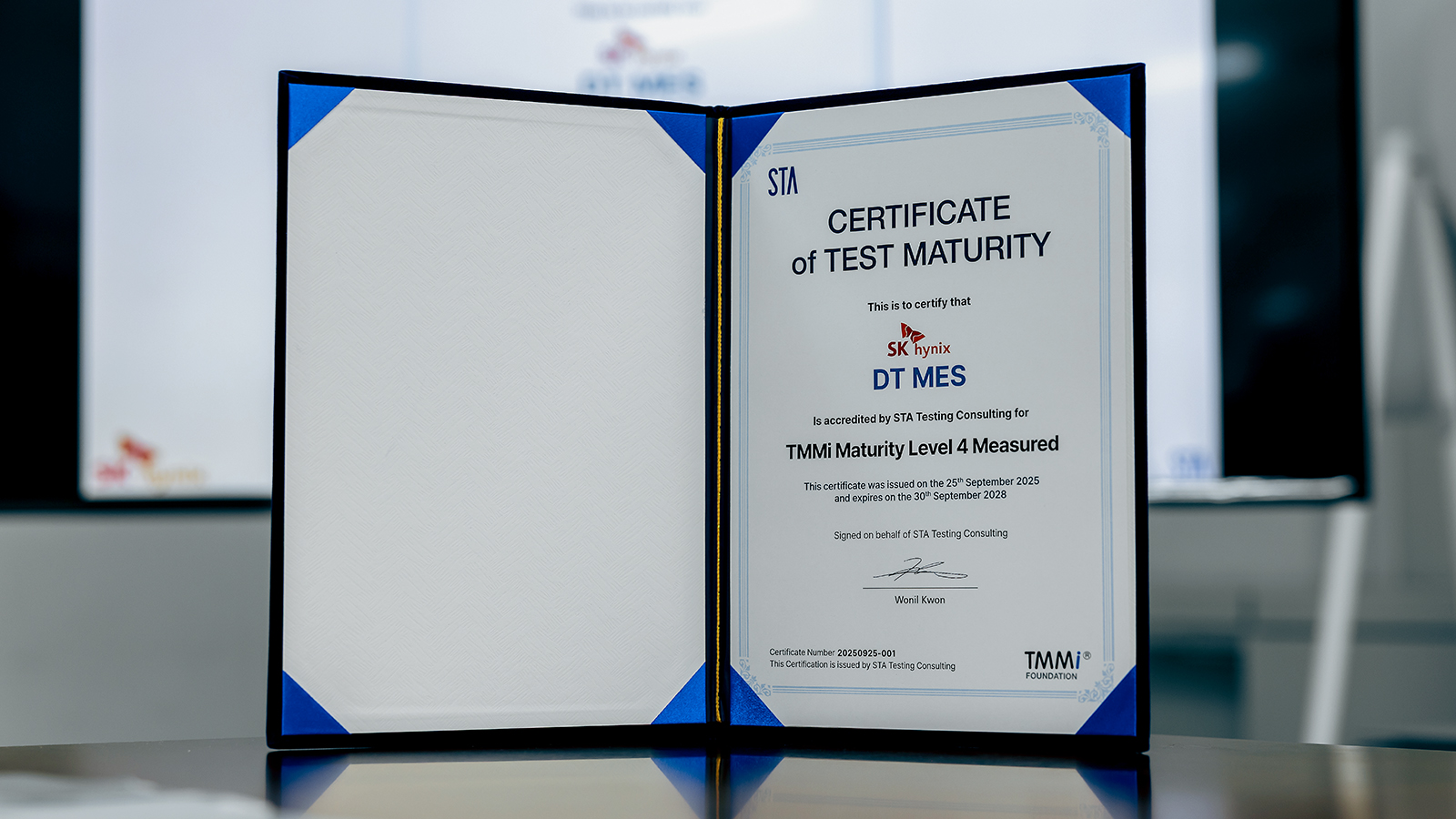 SK하이닉스, 국내 최초 TMMi Level 4 인증 획득… SW 테스트 품질 경쟁력 입증 – SK hynix Newsroom